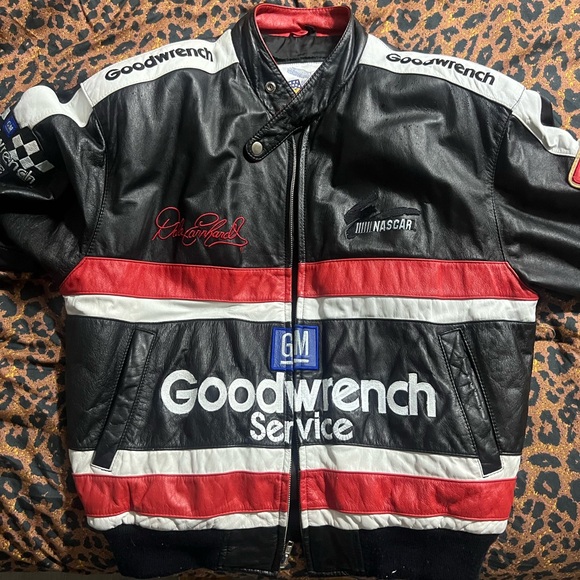 Jackets & Coats | Vintage Dale Earnhardt Goodwrench Nascar Leather ...